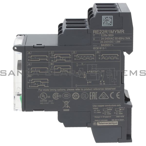 RE22R1MYMR Telemecanique In stock and ready to ship - Santa Clara Systems