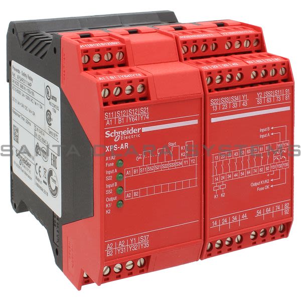 XPSAR311144P Telemecanique module XPSAR - Emergency stop - 24 V AC DC ...