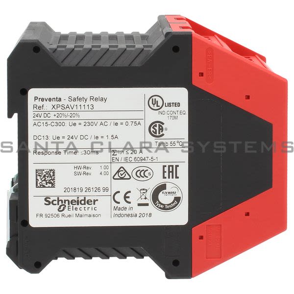 XPSAV11113 Telemecanique module XPSAV - Emergency stop - 24 V DC, time ...